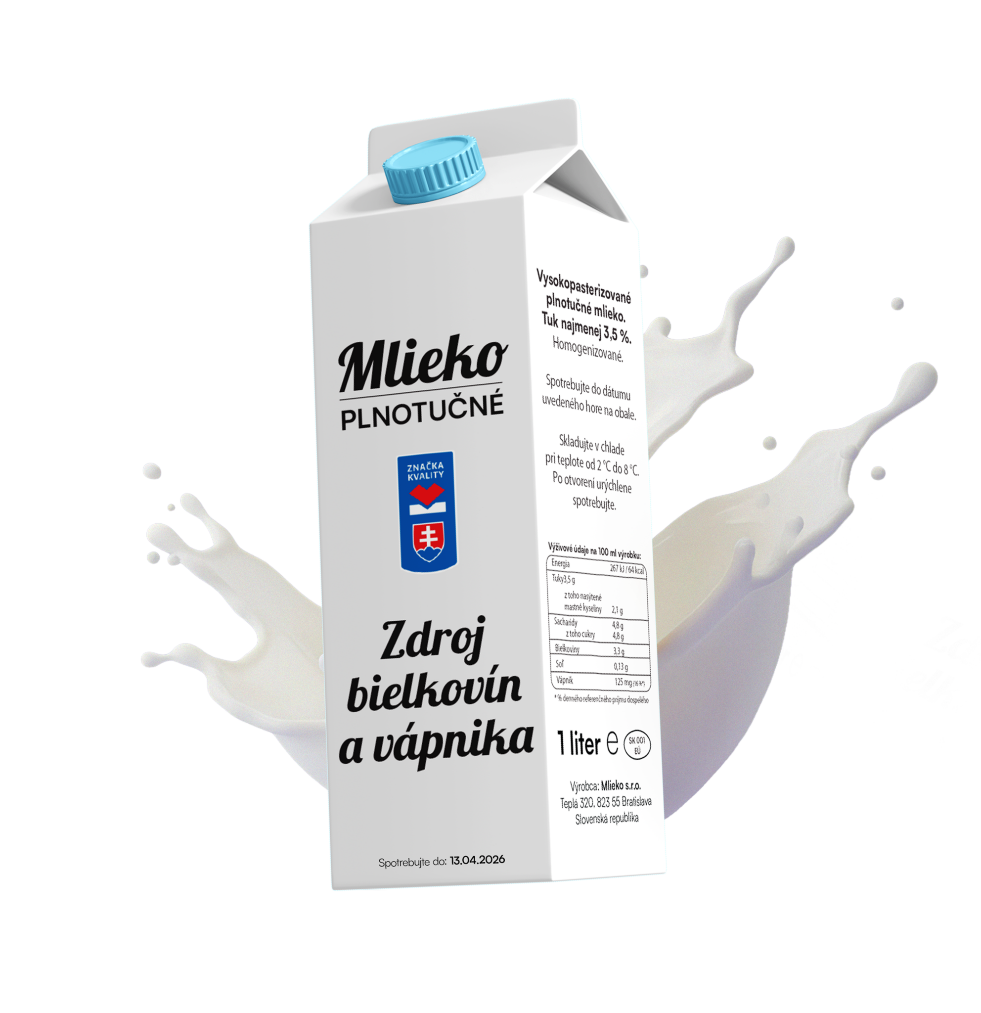 Označovanie potravín | Mlieko
